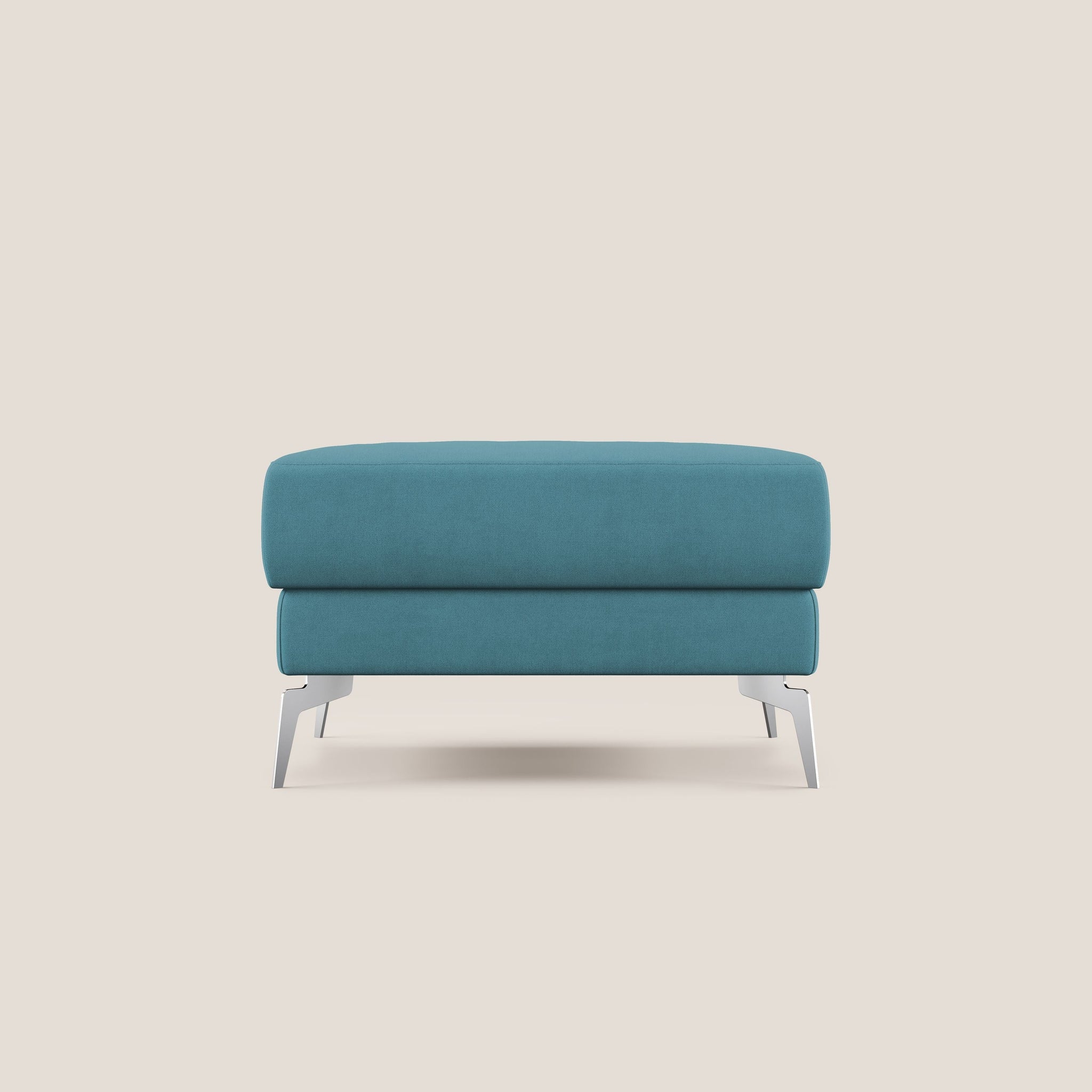 Star Pouf con piedini alti in tessuto impermeabile T02 azzurro - divani ...